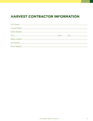 Fillable Online GHP Pre- Audit Checklist (PDF) - California Avocado ...