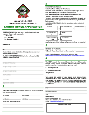 Fillable Online EXHIBIT SPACE bAPPLICATIONb - a2z Inc Fax Email Print ...