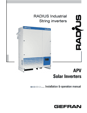 RADIUS Industrial Inverter Solare Trifase - Fill and Sign Printable ...