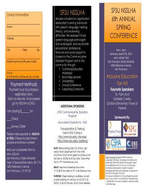Fillable Online old csha Spring Conference brochure final new 1doc ...
