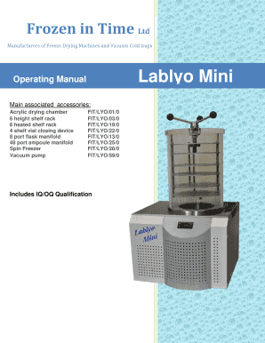 Fillable Online Mini Lyotrap - Wolf Laboratories Fax Email Print ...