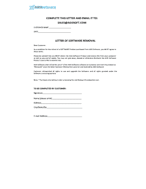 Fillable Online Letter-of-Software-Removal-1doc Fax Email Print - pdfFiller