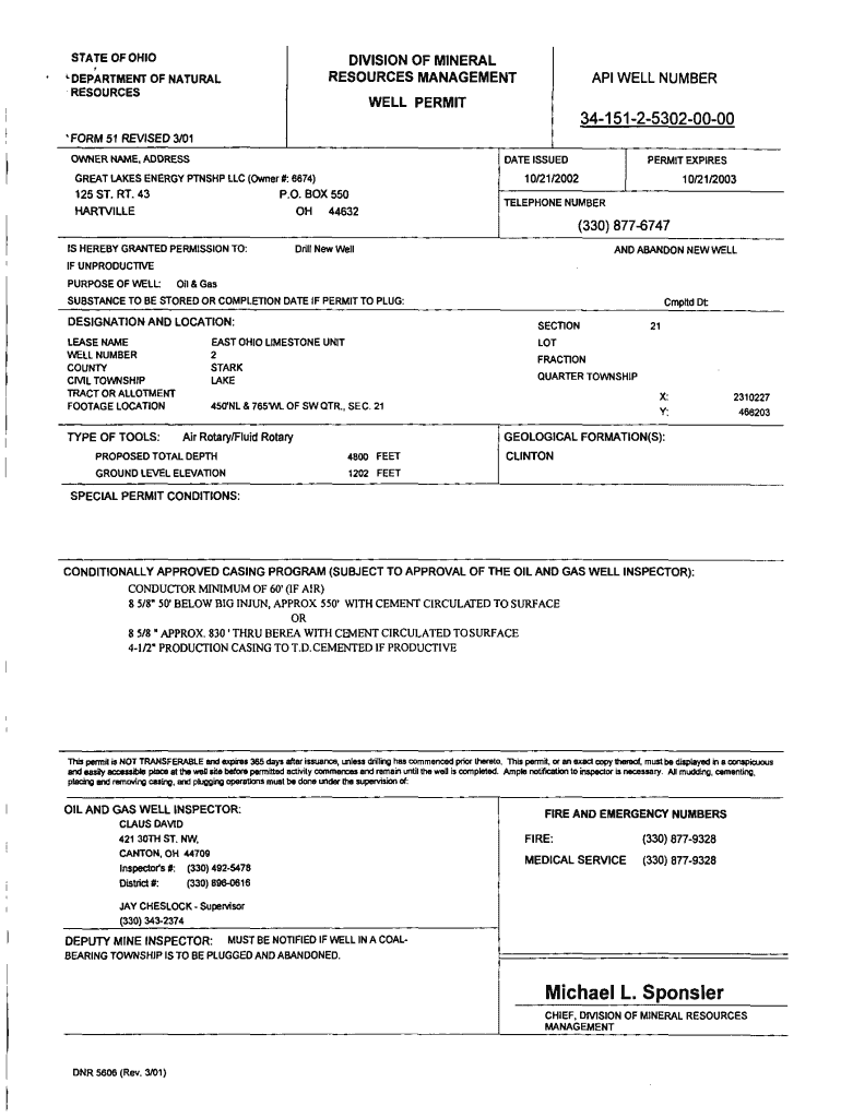Fillable Online FORM 51 REVISED 3101 Fax Email Print - pdfFiller