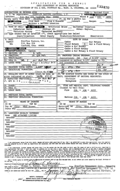 Fillable Online APPLICATION FOR A PERMIT OHIO DEPARTI Fax Email Print ...