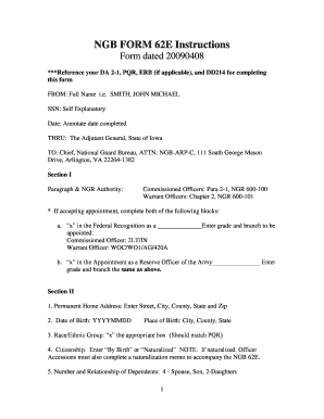 Ngb 62e Example - Fill Online, Printable, Fillable, Blank | pdfFiller