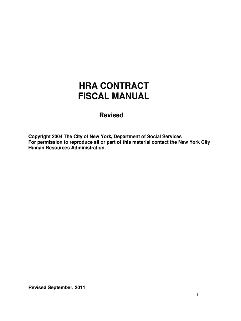 Fillable Online HRA CONTRACT Fax Email Print - pdfFiller