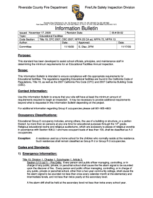 Fillable Online rvcfire Fire/Life Safety Inspection Division Fax Email ...