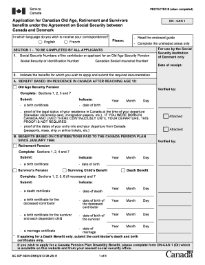 Fillable Online servicecanada gc Service Canada PROTECTED B (when ...