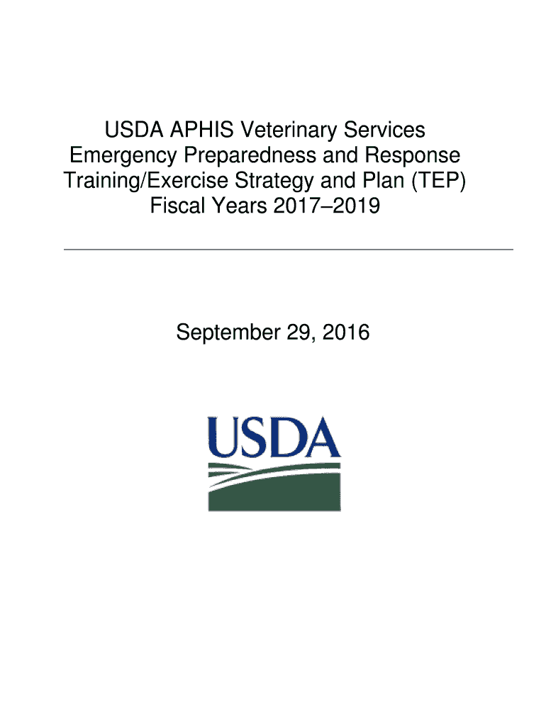 Fillable Online aphis usda Emergency Preparedness and Response Fax ...