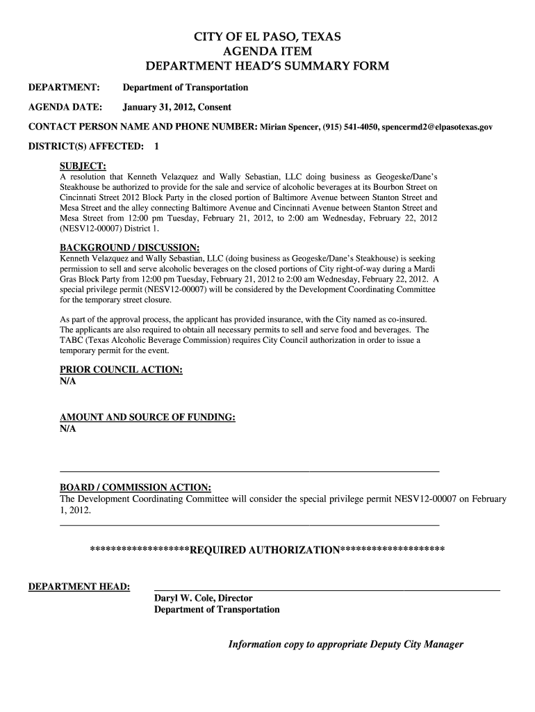 Fillable Online A resolution that Kenneth Velazquez and Wally Sebastian ...