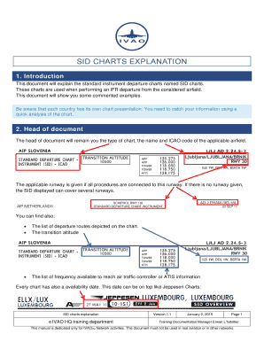 Fillable Online SID chart explanation - IVAO Fax Email Print - pdfFiller