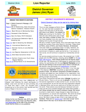 Fillable Online valions Lion Reporter - valions Fax Email Print - pdfFiller