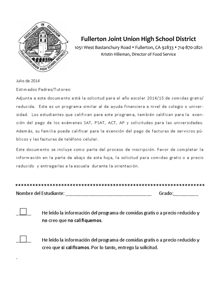 Fillable Online Spanish Application Coverpdf Fax Email Print - pdfFiller