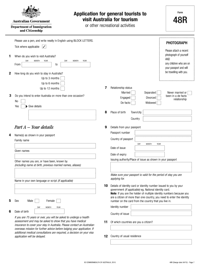 Fillable Online If you want to apply for a Sponsored Family Visitor ...