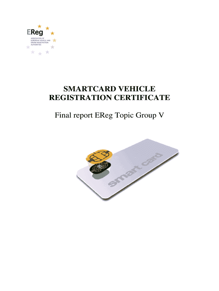 Fillable Online SMARTCARD VEHICLE Fax Email Print - pdfFiller