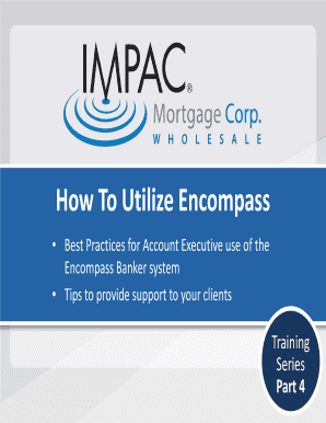 Fillable Online How To Utilize Encompass Fax Email Print - pdfFiller