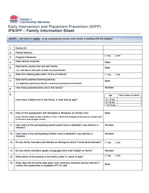 Fillable Online community nsw gov Early Intervention and Placement Prevention (EIPP) Fax Email ...