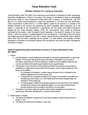 Fillable Online Texas Education Code Fax Email Print - pdfFiller