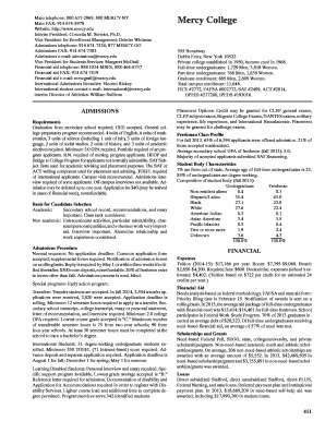 Fillable Online Mercy College - Forms Fill Home Page Fax Email Print ...