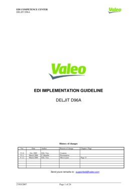 Fillable Online EDI IMPLEMENTATION GUIDELINE DELJIT D96A Fax Email ...