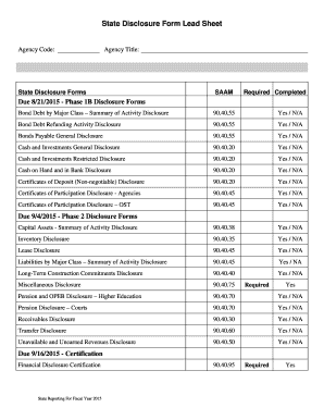 Fillable Online ofm wa State Disclosure Forms - ofm wa Fax Email Print ...