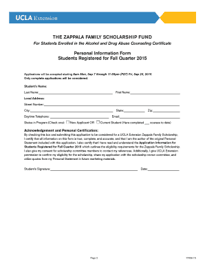 Fillable Online Clicking here - UCLA Extension Fax Email Print - pdfFiller