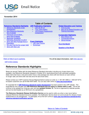 Fillable Online Reference Standards Highlights Fax Email Print - pdfFiller