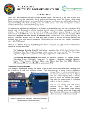 Fillable Online Traditional Drop-Off Electronic Drop-Off Recycling ...