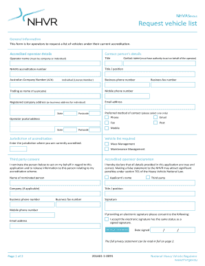 Fillable Online NHVR Request detailspdf - Mass Management Accreditation ...