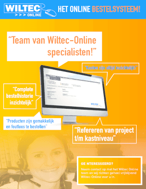 Fillable Online wiltec Download ook de Wiltec Online brochure - wiltec ...