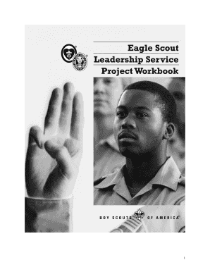 Fillable Online Eagle Scout Service Project Workbook Procedures - Boy ...