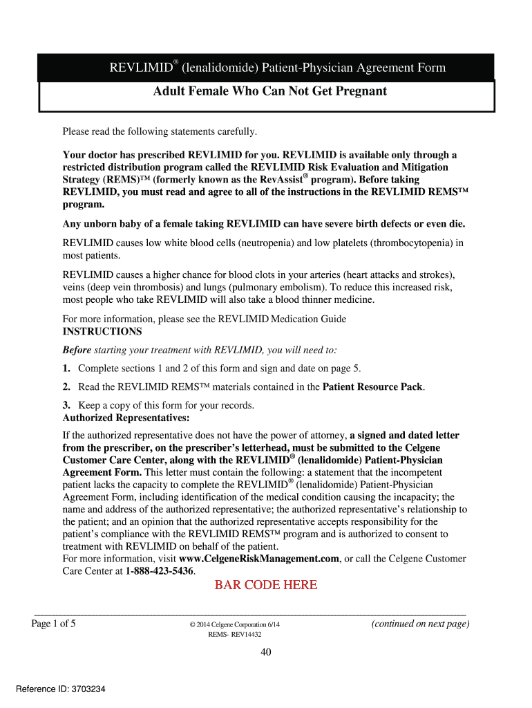 Fillable Online accessdata fda Patient-Physician Agreement Form Adult Female Who Can Not Get Fax ...