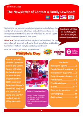 18 Printable family newsletter samples Forms and Templates - Fillable ...