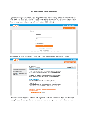 Fillable Online Download the recertification step-by-step instructions ...