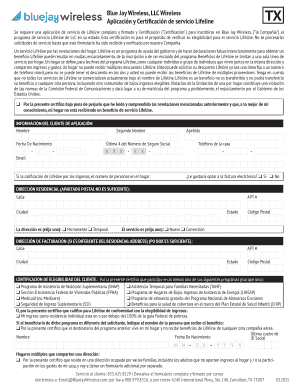 Fillable Online Blue Jay Wireless LLC Wireless Aplicacin y Certificacin ...