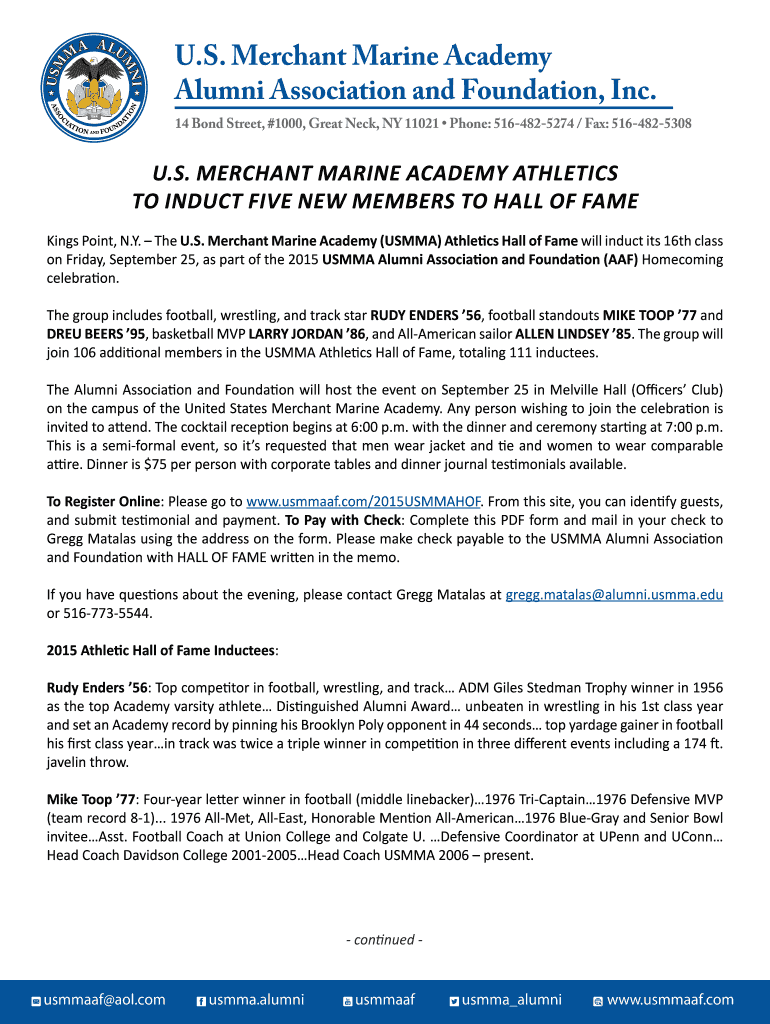 Fillable Online Printable - click here - USMMA Alumni Association and ...