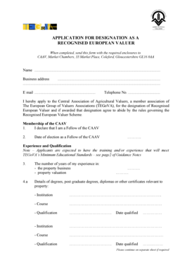 Fillable Online The application form can be downloaded here - CAAV Fax ...