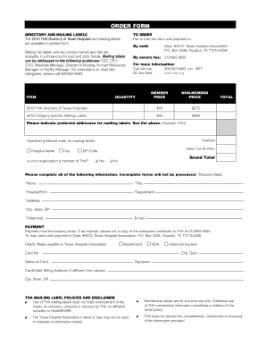 Fillable Online directory and mailing labels Fax Email Print - pdfFiller