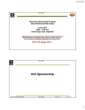 Fillable Online Total Army Sponsorship Program Fax Email Print - pdfFiller