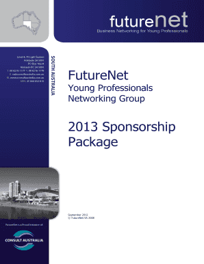 Fillable Online futurenet student sponsorship form Fax Email Print - pdfFiller