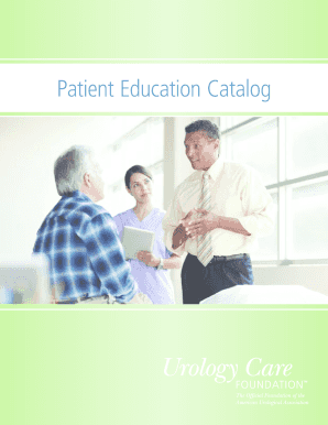 Fillable Online View Catalog - Urology Health Fax Email Print - pdfFiller