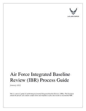Fillable Online Review (IBR) Process Guide Fax Email Print - pdfFiller