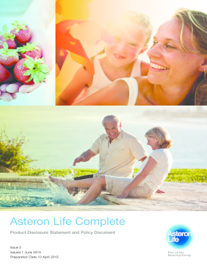 Fillable Online Asteron Life Complete Fax Email Print - pdfFiller