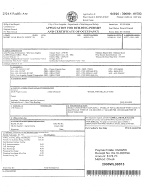 Fillable Online Building and Safety Permits - City of Los Angeles Fax ...