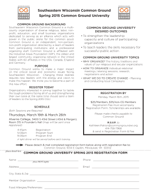 Fillable Online commongroundwi 2015.Spring.CGU-Regi.. - Common Ground ...