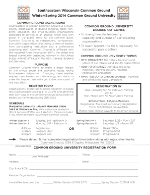 Fillable Online commongroundwi 2014.Winter.CGU-Regi.. - Common Ground ...