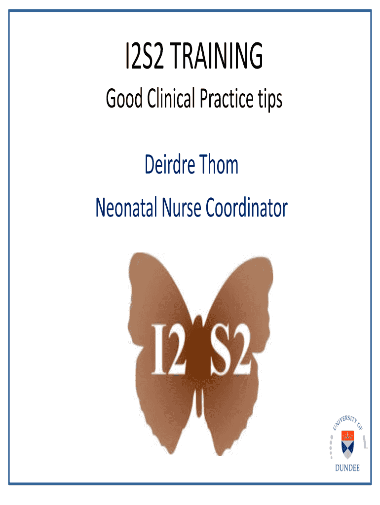 Fillable Online I2S2 TRAINING Fax Email Print - pdfFiller