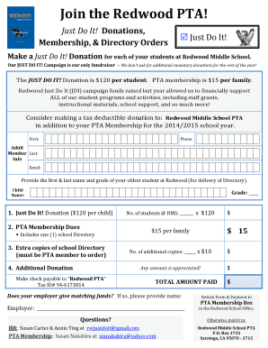 Fillable Online Just Do It form Fax Email Print - pdfFiller