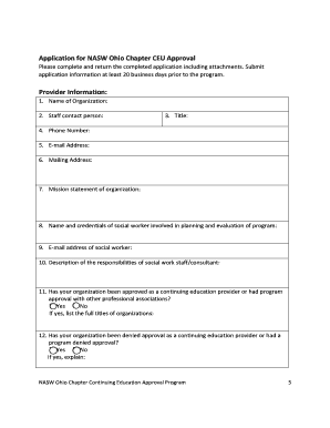 Fillable Online naswoh NASW Ohio Chapter CEU Approval Guidelines amp ...