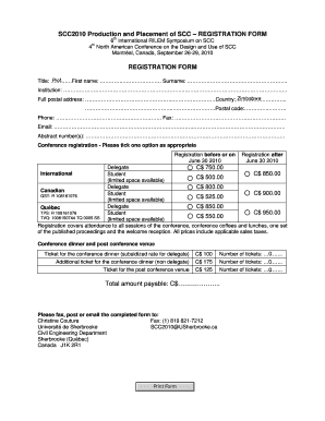 Fillable Online civil usherbrooke BSCC2010b Production and Placement of ...